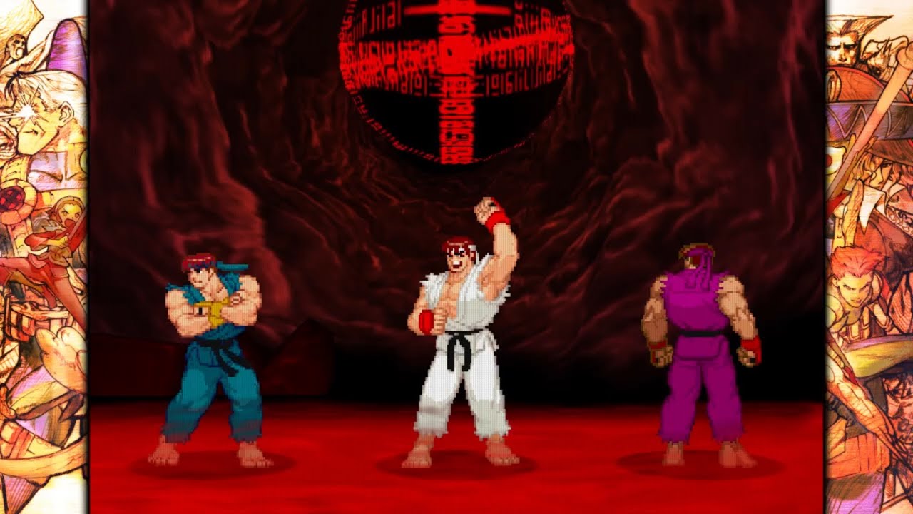 Marvel vs Capcom 2: Ryu, Ryu, and Ryu arcade playthrough - YouTube