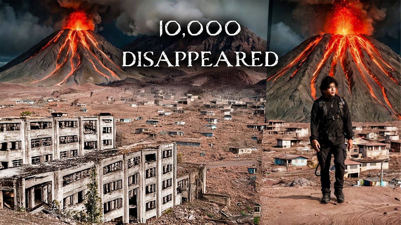 Exploring Massive Abandoned Ghost City on Volcanic Island - YouTube