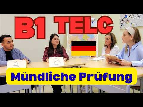 TELC B1 Mündliche Prüfung #telcB1 #germanb1