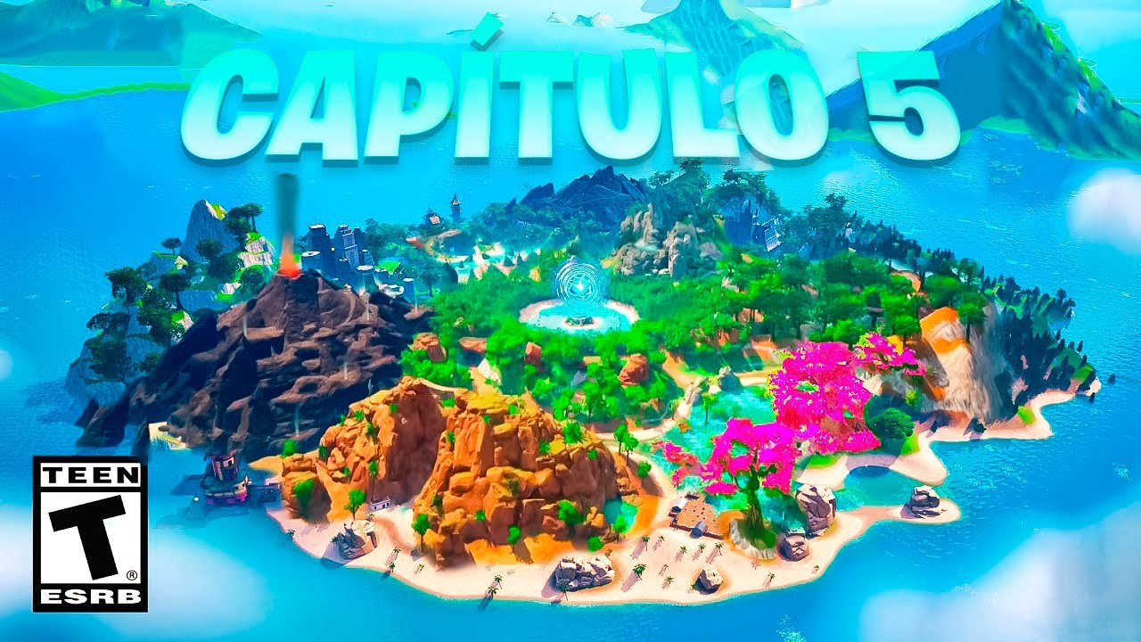 ¡REVELADO! NUEVO MAPA **COMPLETO** CAPITULO 5 de FORTNITE! (BIOMAS ...