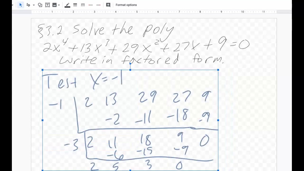 Solve a poly part 2 - YouTube