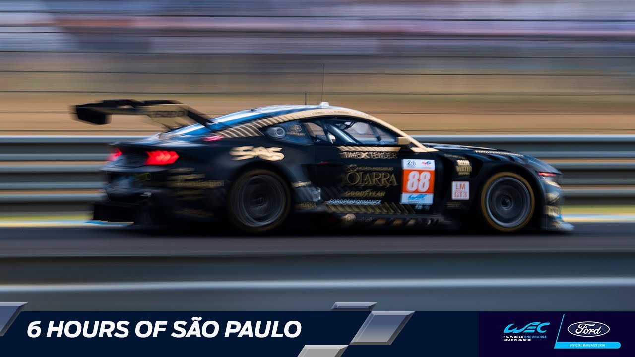 2024 FIA WEC 6 Hours of São Paulo LIVE | Ford Mustang GT3 Onboard Cam ...