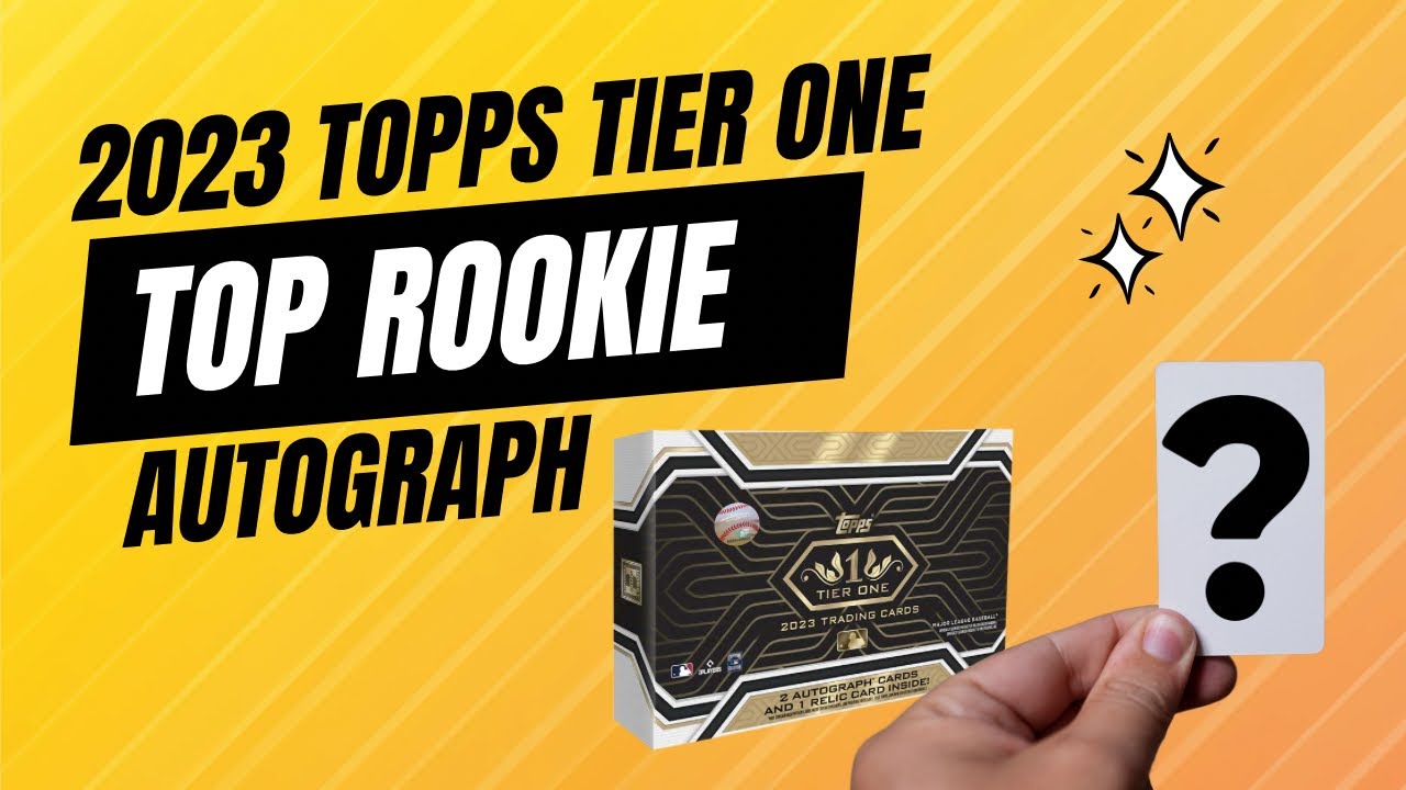 2023 Topps Tier One Box - Tremendo Palo !!! Top MLB Rookie Auto 🔥🔥 ...