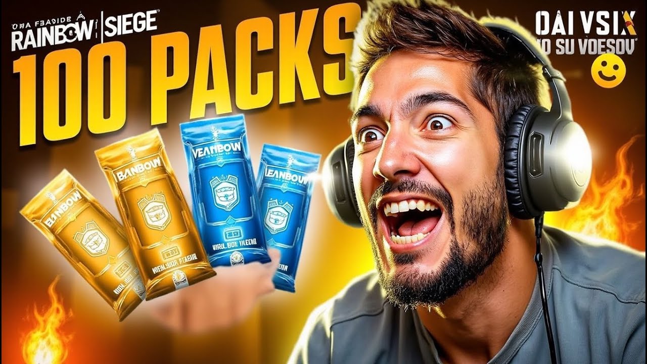 ☢️5 MINUTOS para Abrir 100 PACKS de RAINBOW SIX SIEGE☢️ - YouTube