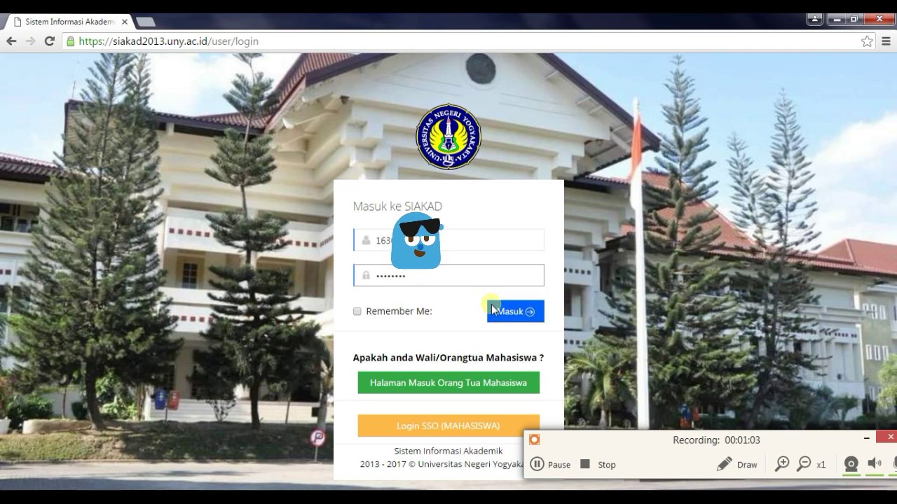Simulasi Pengisian KRS Fisika UNY - YouTube