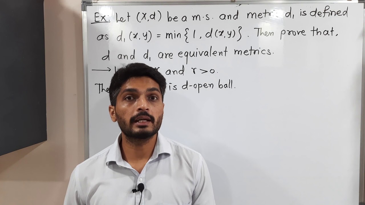 Topology of Metric Spaces - Unit 1 - Lecture 91 - YouTube
