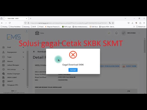 Solusi Gagal Download SKBK SKMT di EMIS - YouTube