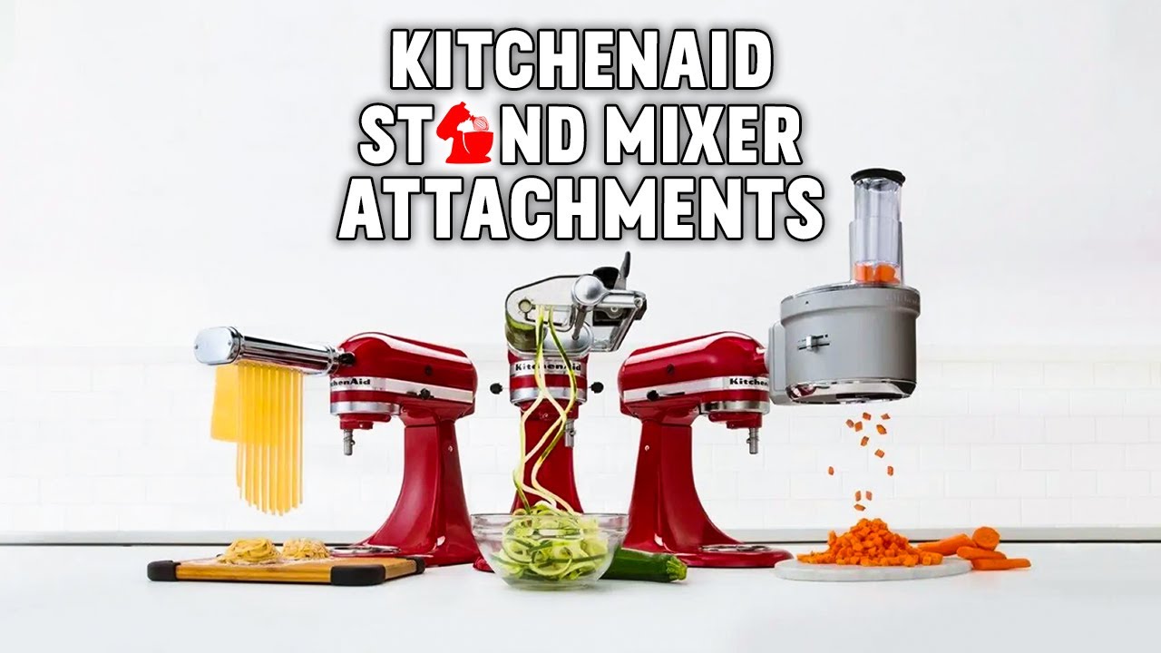 7 KitchenAid Stand Mixer Attachments You Can Buy - (Part 2) - YouTube