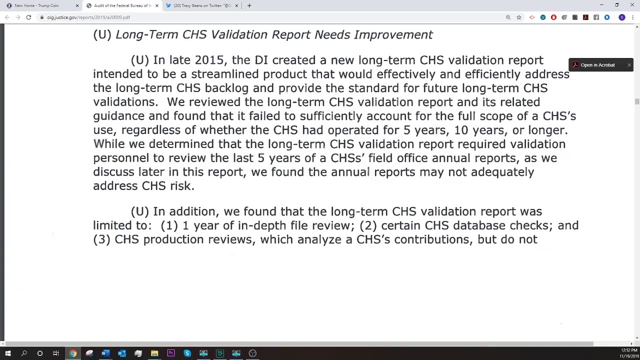 DOJ IG Releases Report on FBI Management of Confidential Human Sources ...