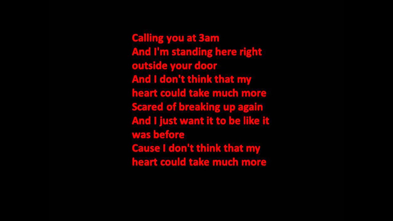 3AM Lyrics YouTube 3am-lyrics-youtube