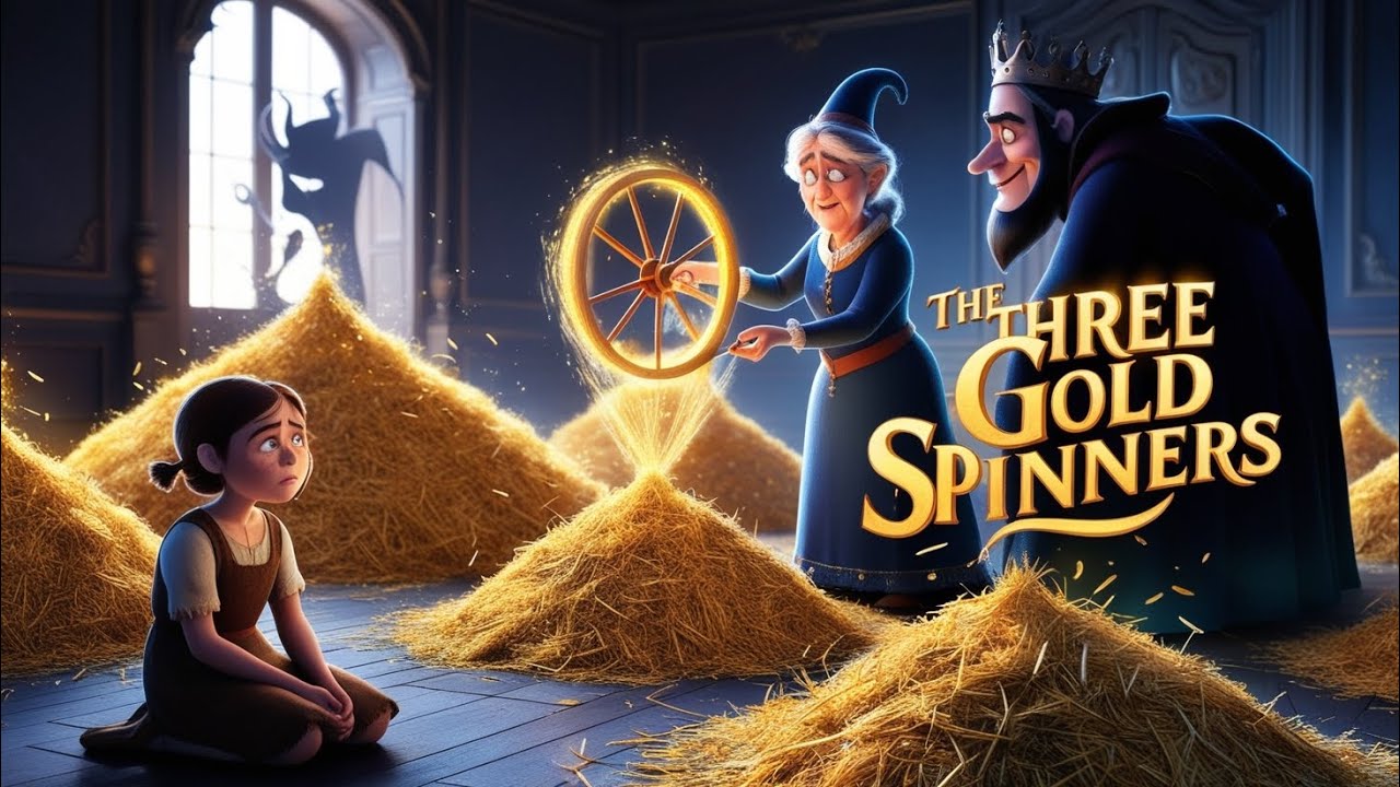 The Three Gold Spinners |Fairy Tales|Magical|Adventure|Cartoon|Movie ...