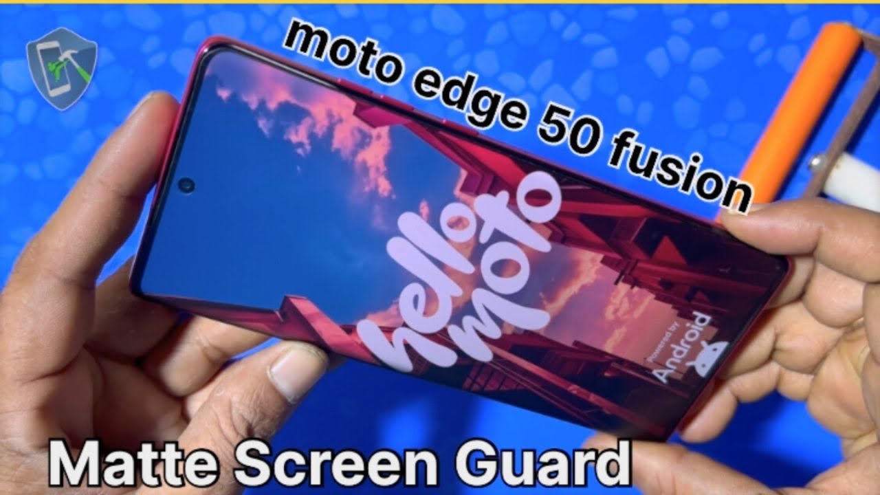 MOTO EDGE 50 FUSION MATTE FINISH MEMBRANE SCREEN GUARD INSTALLATION ...