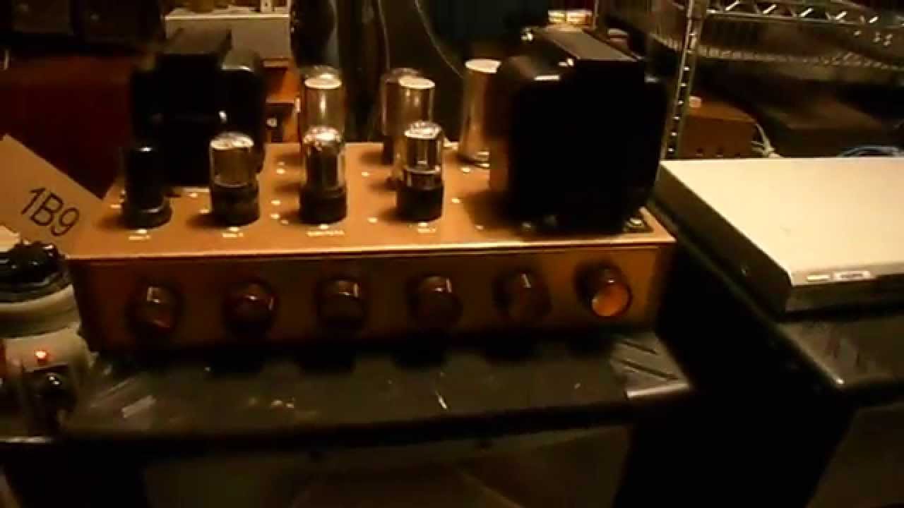 bell 2200 c mono tube amplifier - YouTube