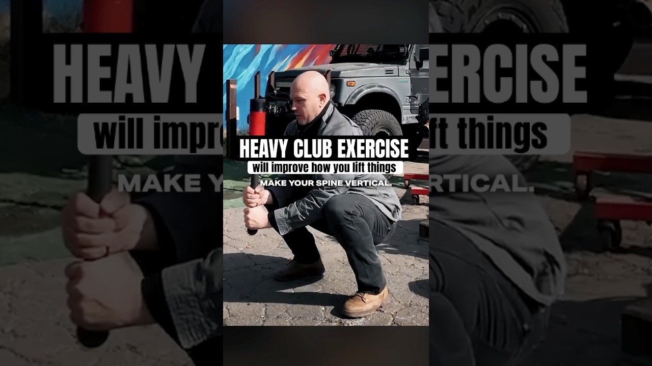 Lift things and prevent injury better with this Heavy Club Exercise. # ...