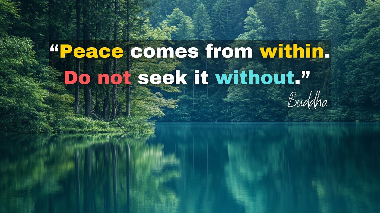Peace comes from within. Do not seek it without – Buddha - YouTube Music