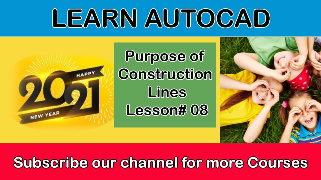 How To Insert Construction Lines In AutoCAD I Lesson 08 I Urdu I how-to-insert-construction-lines-in-autocad-i-lesson-08-i-urdu-i
