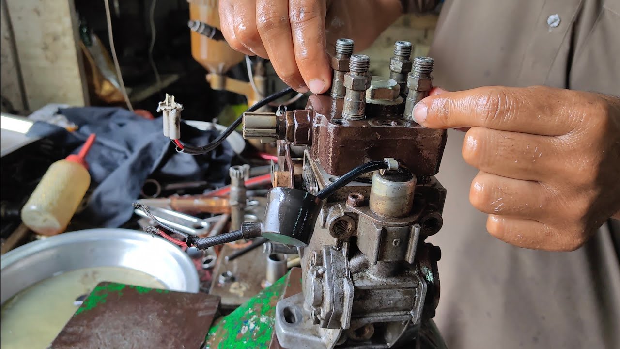 how to head rotor problem 1kz diesel pump new rotor install - prado ...