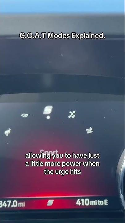 G.O.A.T. Modes Explained - YouTube