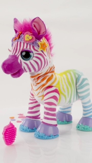 Price=89$ https://amzn.to/48fY6C9 furReal Zenya My Rainbow Zebra Zebra ...