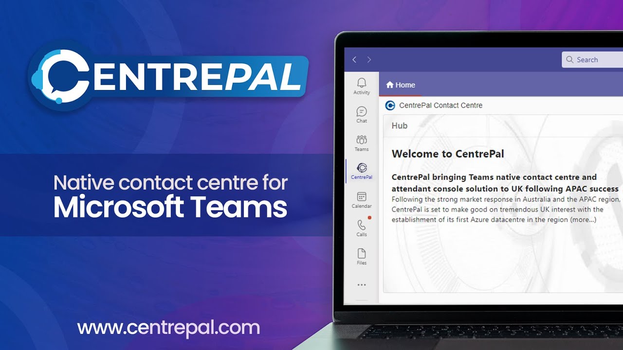 CentrePal Contact Centre for Microsoft Teams - YouTube