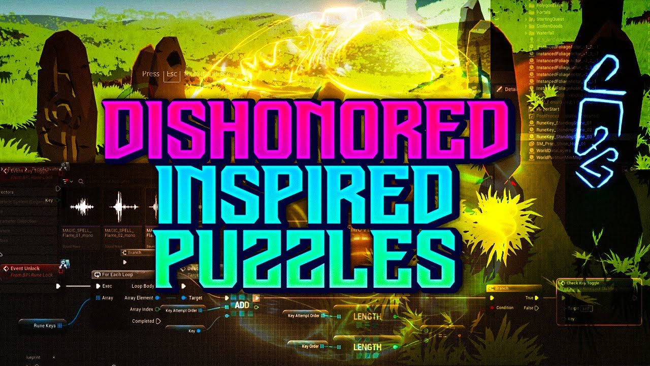 Unreal Engine 5 Puzzle Framework | Skyrim/Dishonored Style Puzzles ...