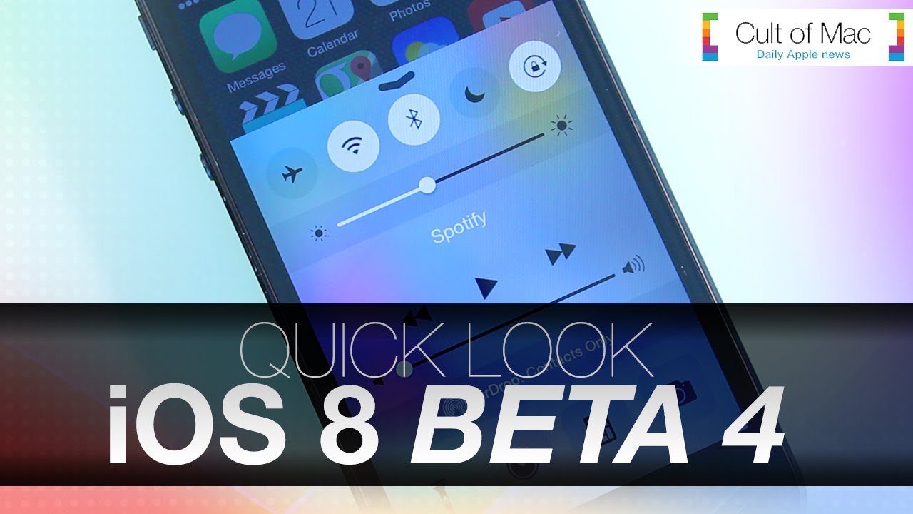 Quick Look: iOS 8 Beta 4 - YouTube