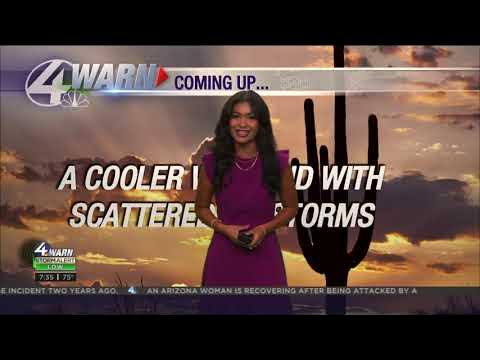 Isabella's first weather 8/12/23 - NBC KVOA News 4 Tucson - YouTube