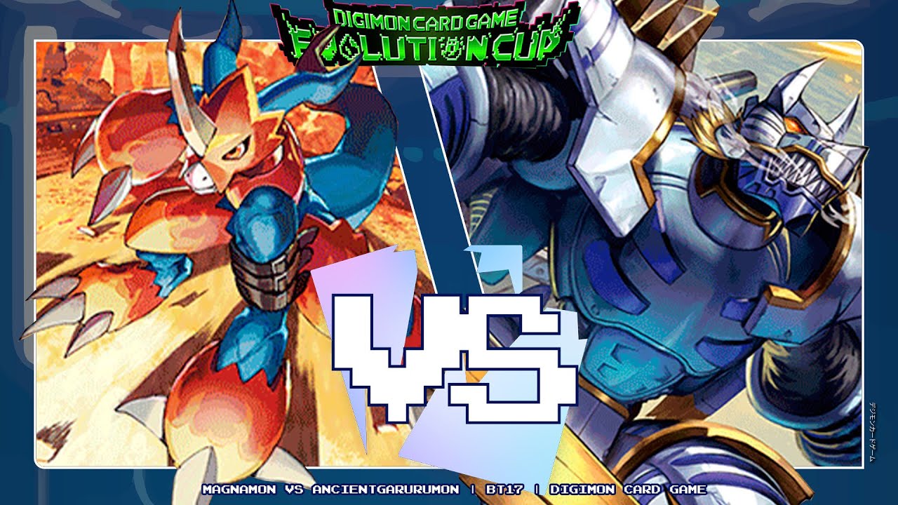 Evolution Cup, Bo3, Magnamon Armor Vs AncientGarurumon | BT17 | Digimon ...