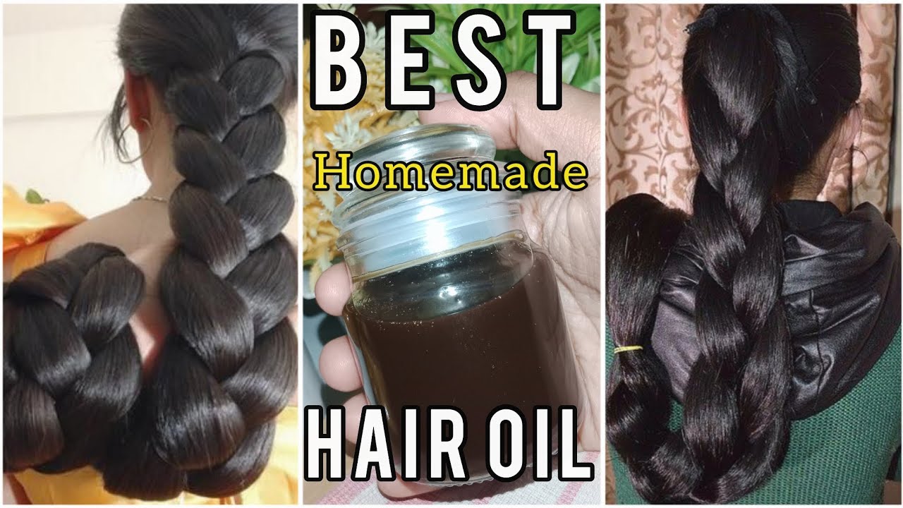 Simple & Easy Herbal Hairoil || Homemade herbal hair oil || littleglow ...