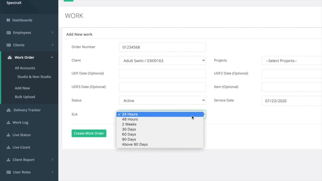 How to add New Workorder - YouTube