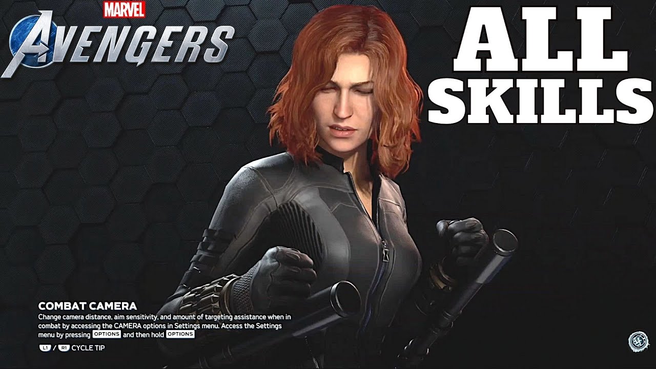 BLACK WIDOW - All Skills + Takedown + Support + Assault + Ultimate ...