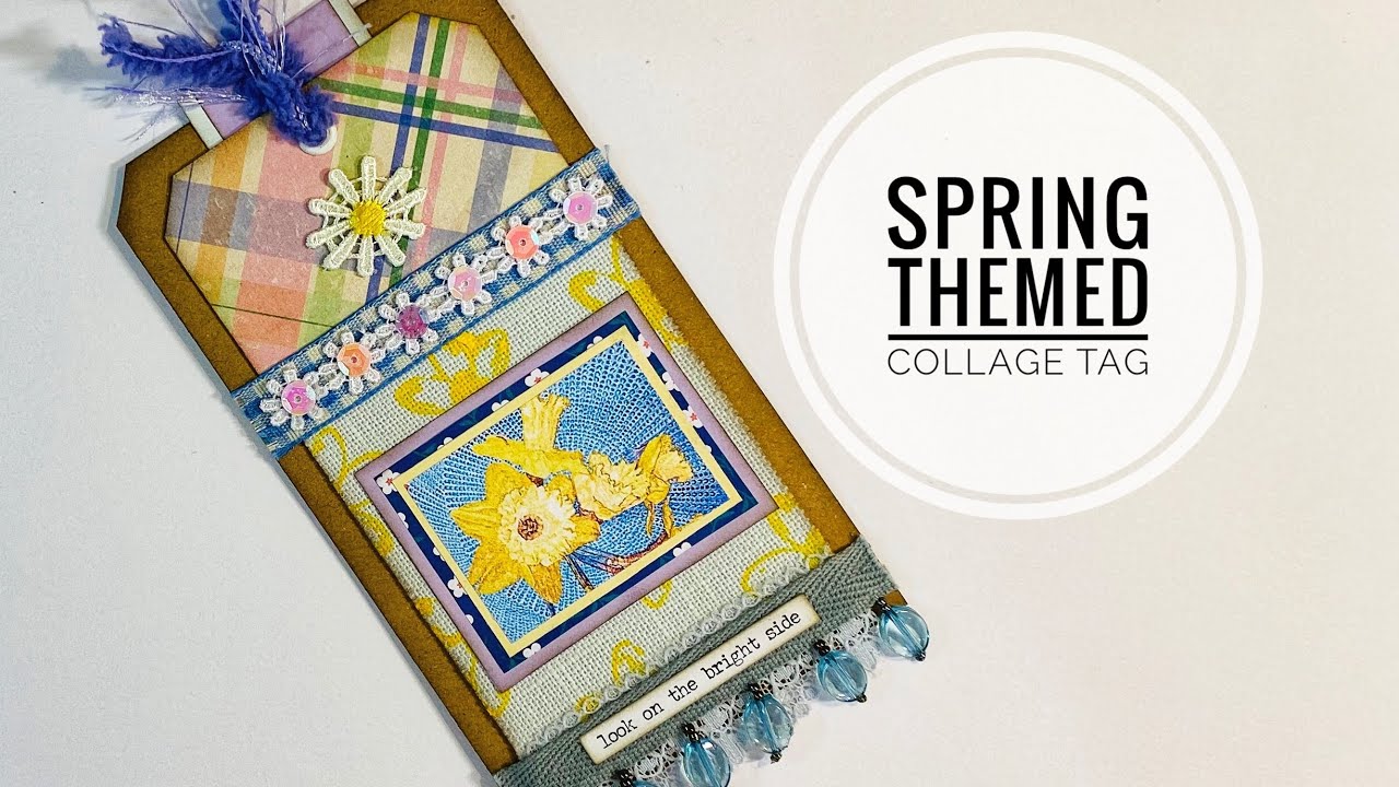 Create With Me - April Tag Of The Month From Piles Of Paragraphs - YouTube