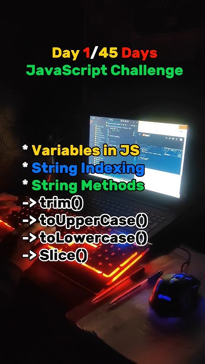 1/45 | 45 days of JavaScript mastery. #tipsandtricks #javascript #js #love #youtube #code # ...