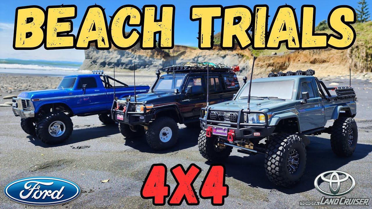 RC Crawler Offroad Beach Trial Drive - TRX4 | RGT | Yikong RC - YouTube