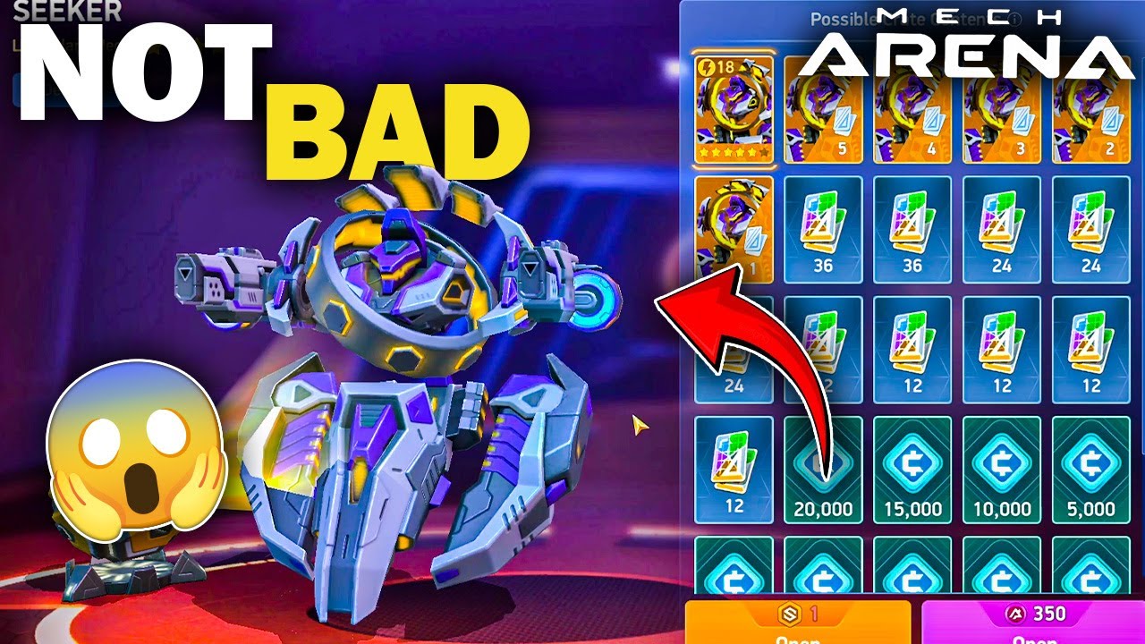 💰 10.5k A-Coins for Seeker Mech! Is It Worth It? | Mech Arena PC ...