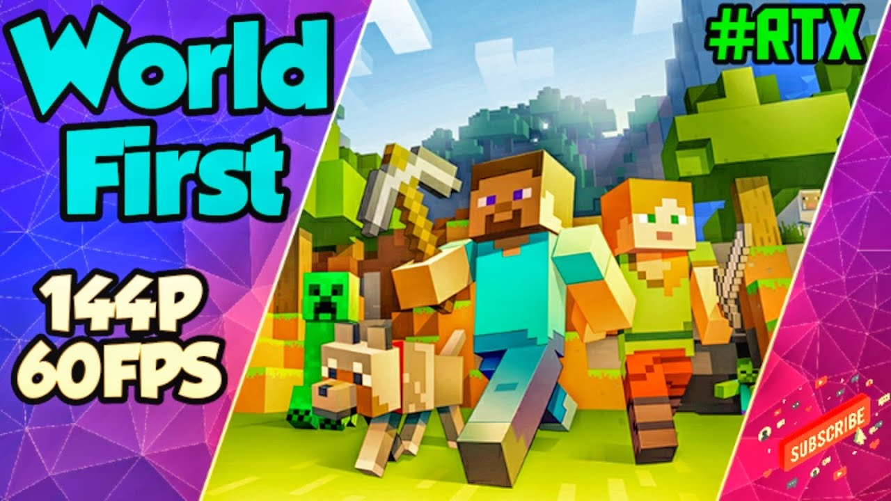 144p in 60 FPS | Experiment | Minecraft RTX - YouTube