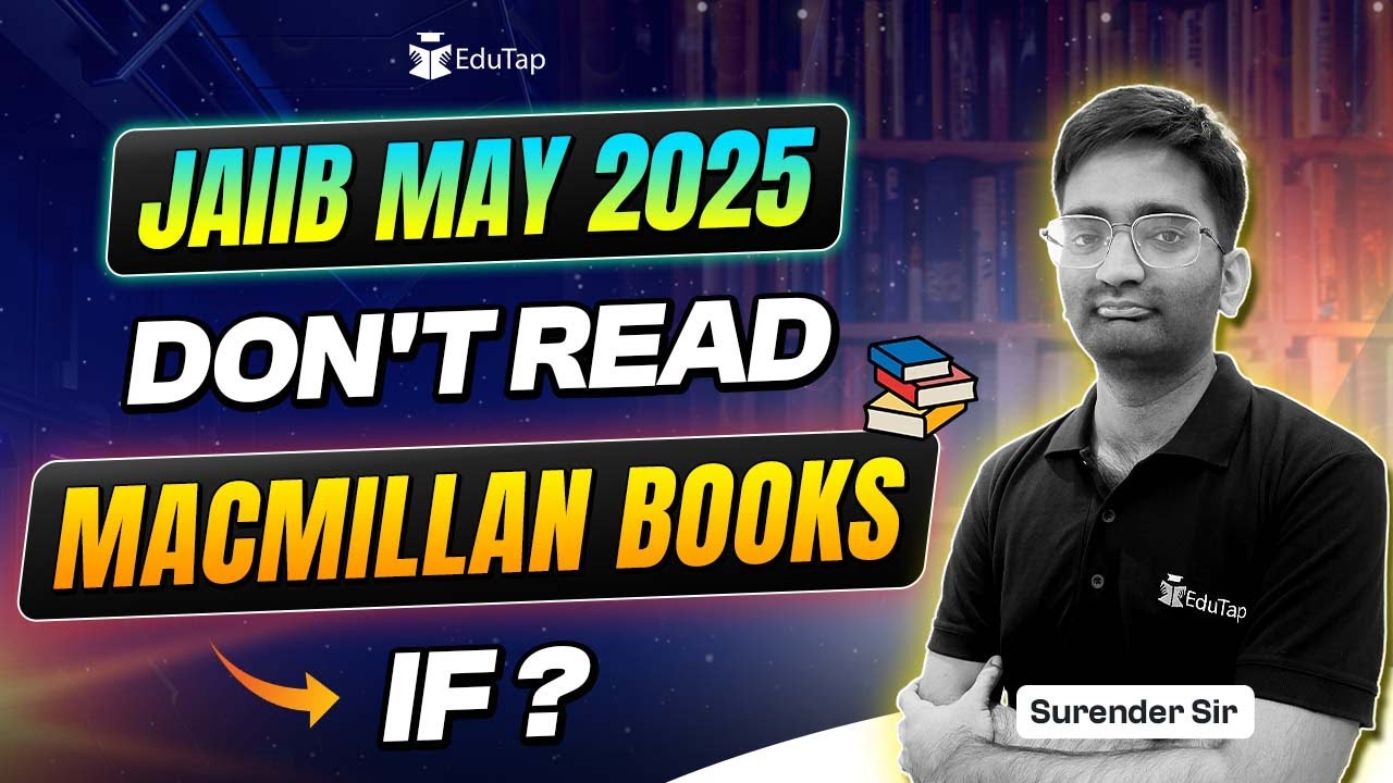 JAIIB Macmillan Books | IIBF JAIIB New Syllabus Books 2025 | Best Books ...