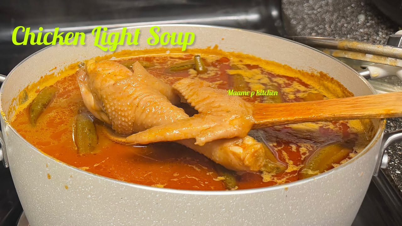 How to Make Ghana Chicken Light Soup at Home | chicken peppers Soup ...