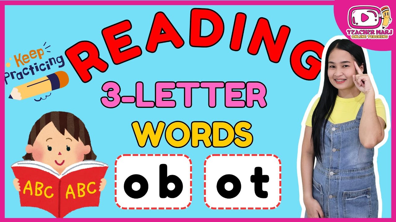 LEARN TO READ 3-LETTER WORD | O SOUND | PHONICS | READING GUIDE FOR ...