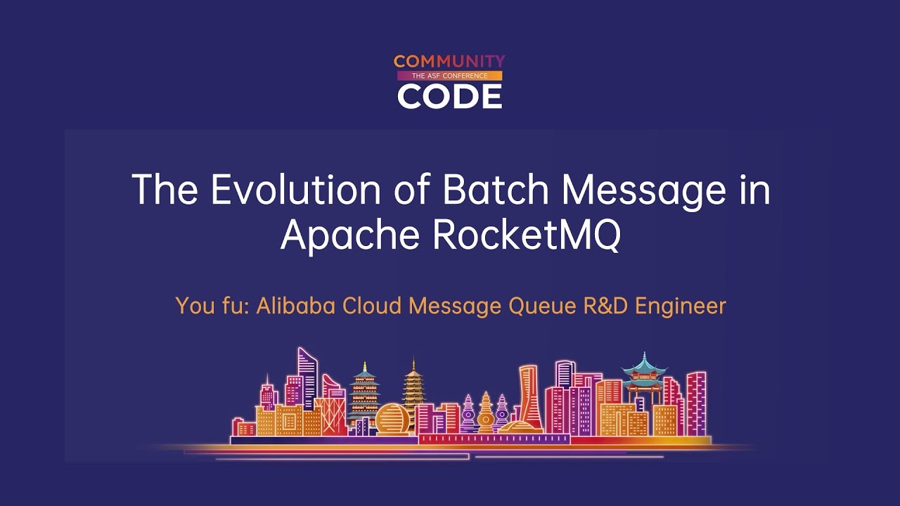 The Evolution of Batch Message in Apache RocketMQ - YouTube