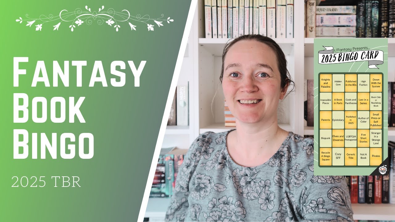 R/Fantasy Book Bingo 2025 & the Pile of Possibilities - YouTube