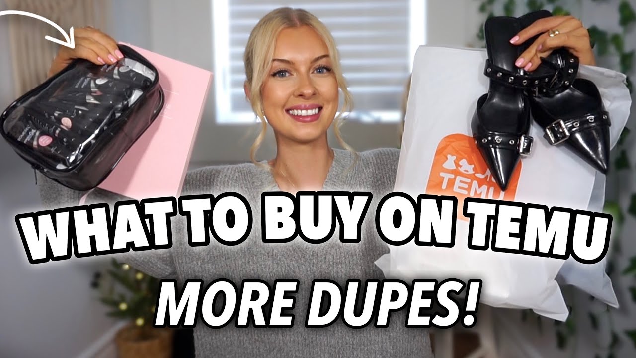 HUGE TEMU HAUL | CLOTHING, SHOES, ACCESSORIES & MORE *AMAZING DUPES ...