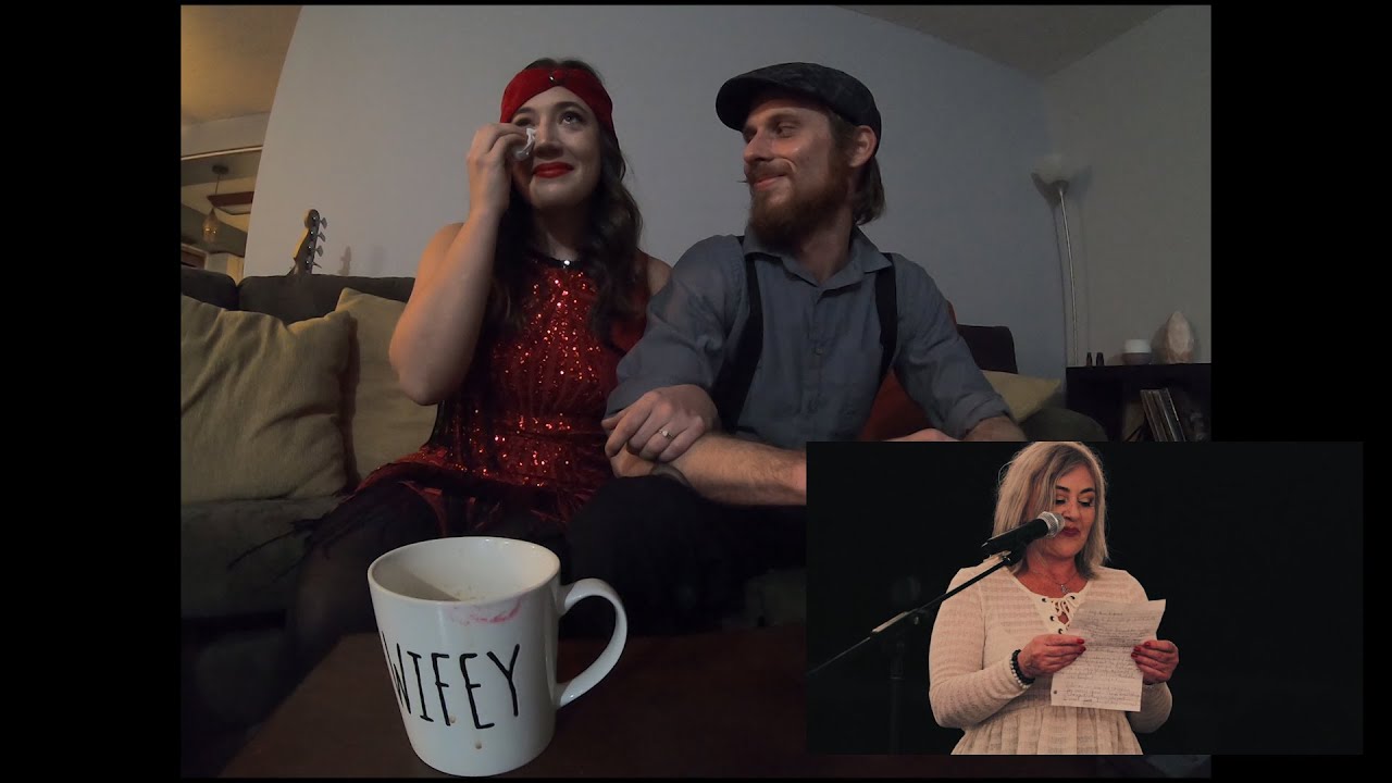COUPLE HAS EMOTIONAL REACTION TO THEIR WEDDING FILM - YouTube