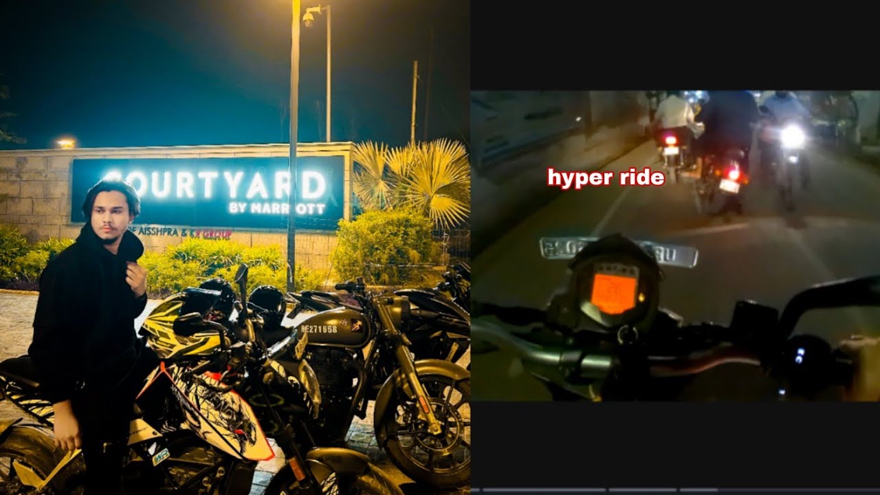 Hyper ride with duke 200 Vs Ns 200 Vs bullet 350 - YouTube