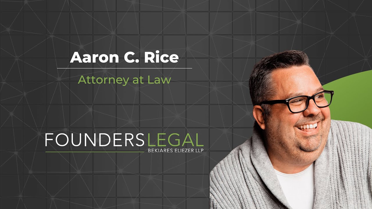 Meet Aaron Rice, Entertainment Attorney at Founders Legal® - YouTube