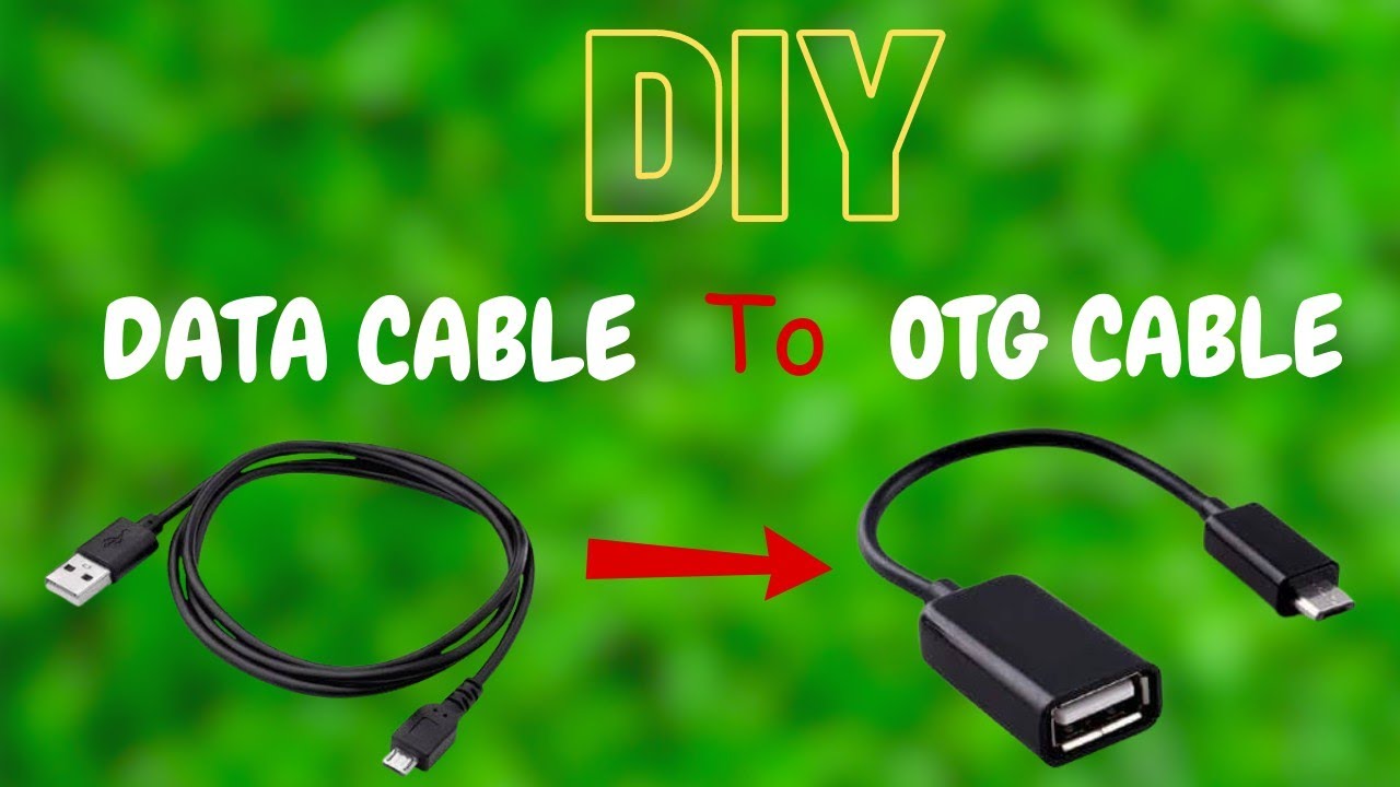 How to Make OTG Cable at Home? | Data Cable இருக்கா அப்போ OTG Cable ...