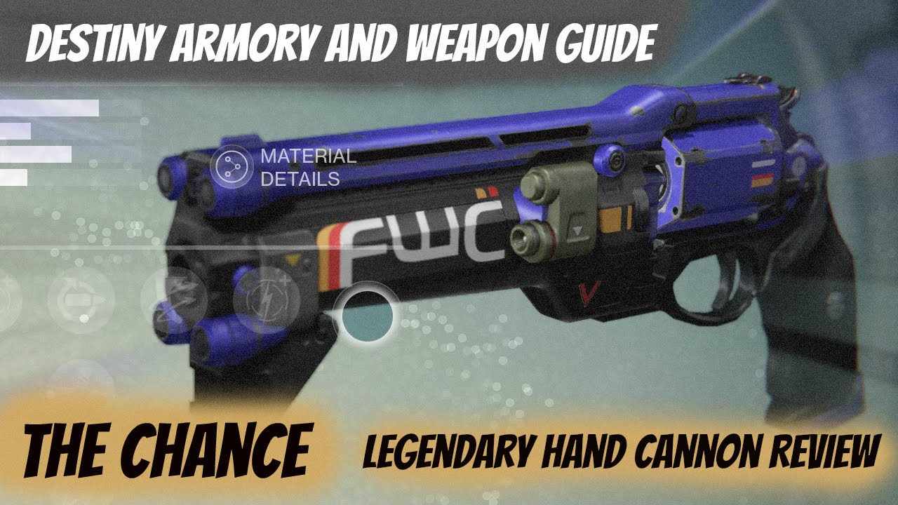 Destiny Armory: The Chance Hand Cannon - Future War Cult - YouTube