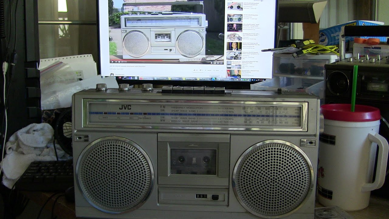JVC RC 555JW Forty Year Sold review old Cassette amfm shortwave ...