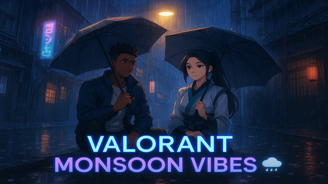 Valorant Monsoon Vibes 🌧 | Rainy Day Chill Gameplay + Face Cam - YouTube