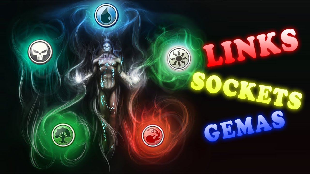 ★PATH OF EXILE #6 - TUTORIAL BÁSICO, SISTEMA DE SOCKETS,GEMAS,LINKS [PT ...